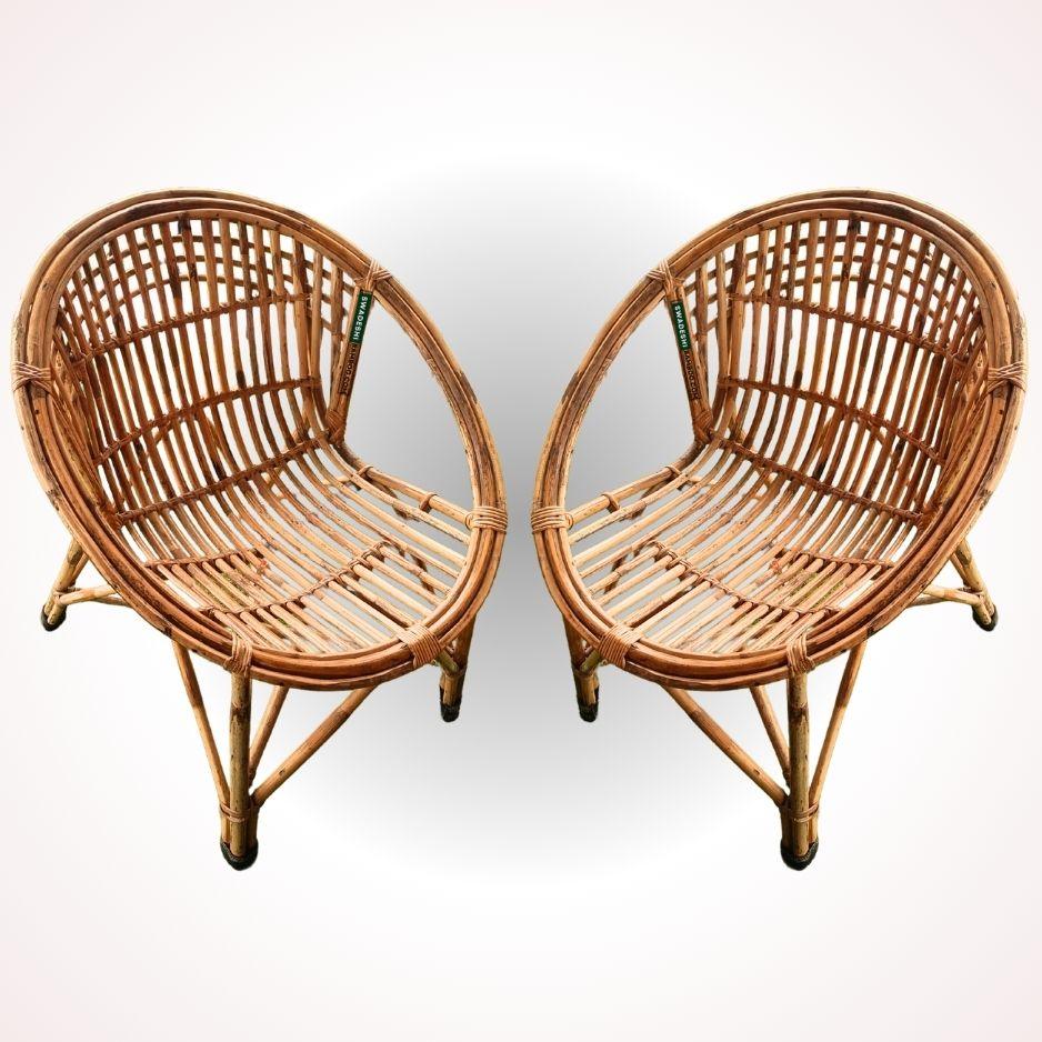 Chair bamboo round store