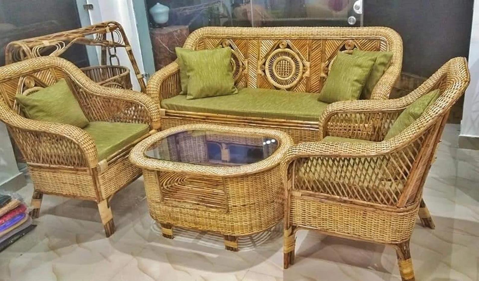 Bamboo Cane - Sofa Sets / Living Room Furniture – swadeshibamboo